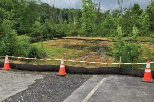 Compost Filter Sock for Managing Stormwater | Carthage Mills